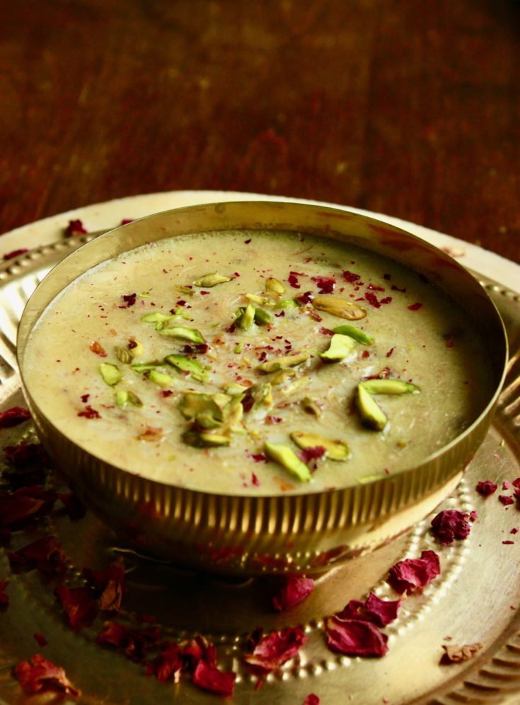 Sheer khurma instant pot - fashion chef in kitchen