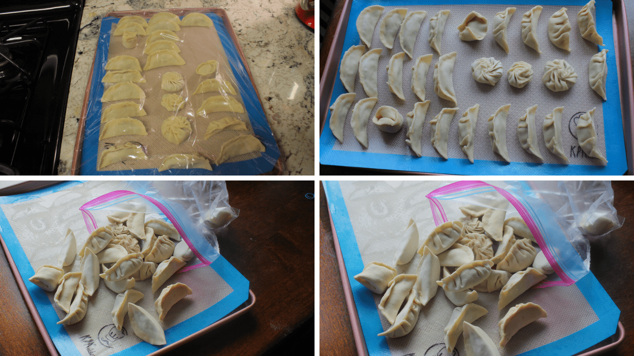 Veg Momo - dumplings - fashion chef in kitchen